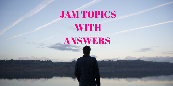 Jam Topics With Answers PDF Updated May 20, 2025